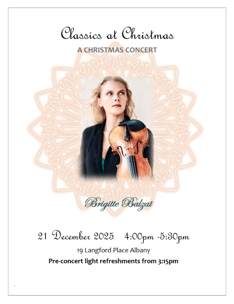 Buy tickets – Brigitte BALZAT - Classics at Christmas - a house concert ...
