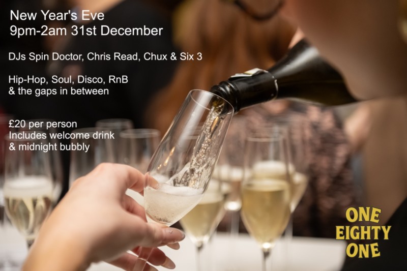 Buy tickets – New Year's Eve @ One Eighty One – One Eighty One