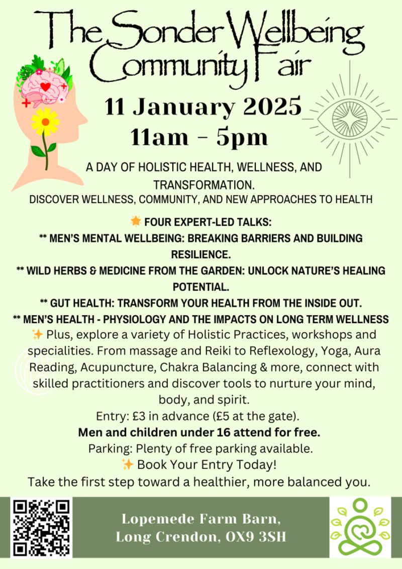Buy tickets – The Sonder Wellbeing Community Fair – Lopemede Farm Barn