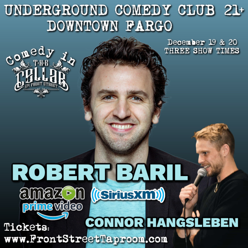 Buy Tickets – Comedy in the Cellar - Robert Baril – Front Street Taproom
