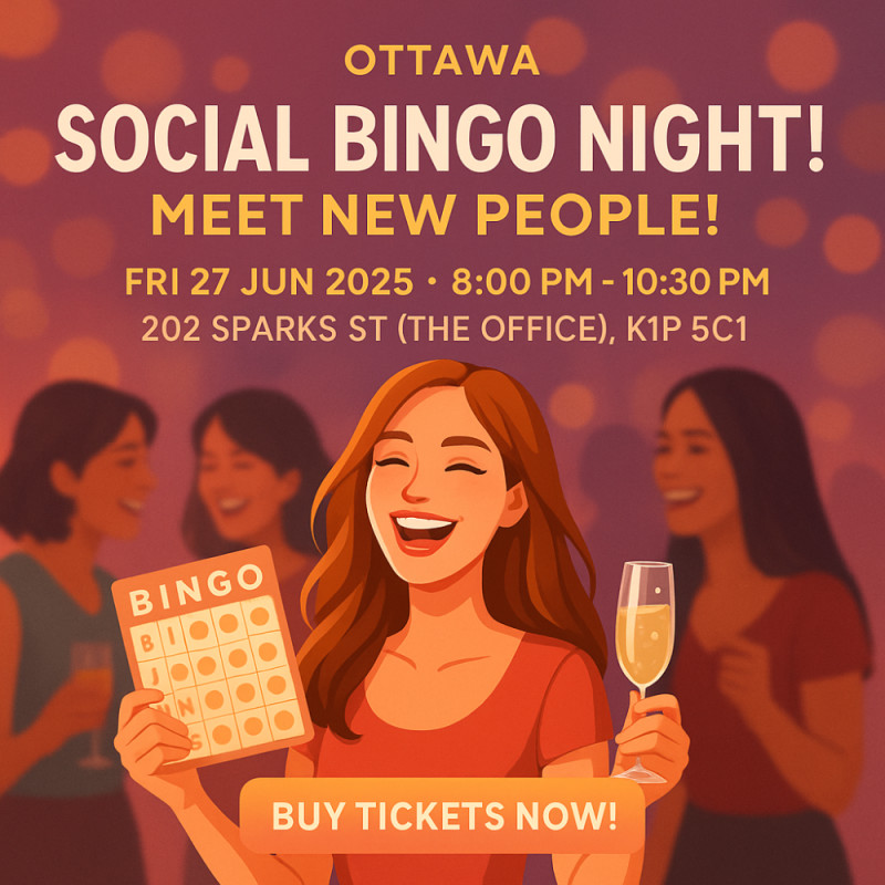 Buy Tickets Now! – Ottawa - Social Bingo Night! Meet New People! – 202 ...