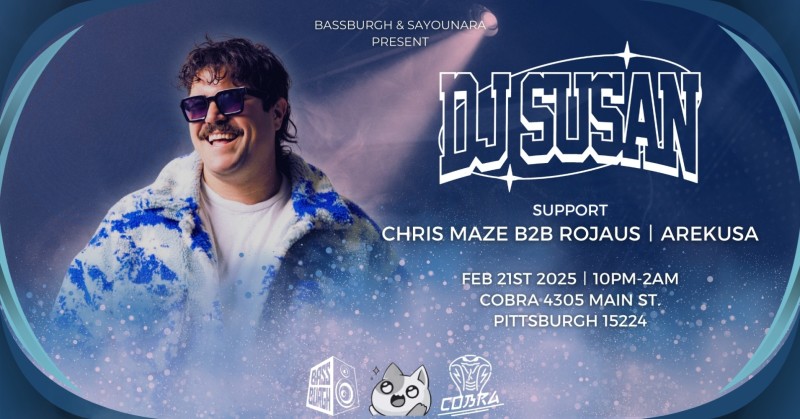 Buy tickets – DJ Susan - Pittsburgh – Cobra
