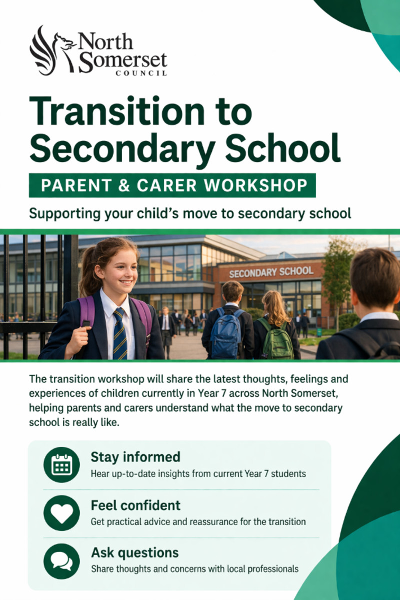 Reserve your place – Transition to Secondary School Workshop 30 April ...