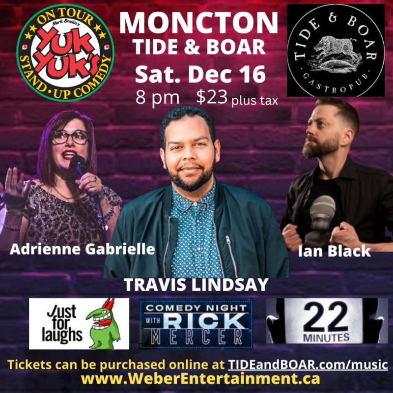 Buy tickets – Yuk Yuk's Stand Up Comedy Night with Travis Lindsay ...